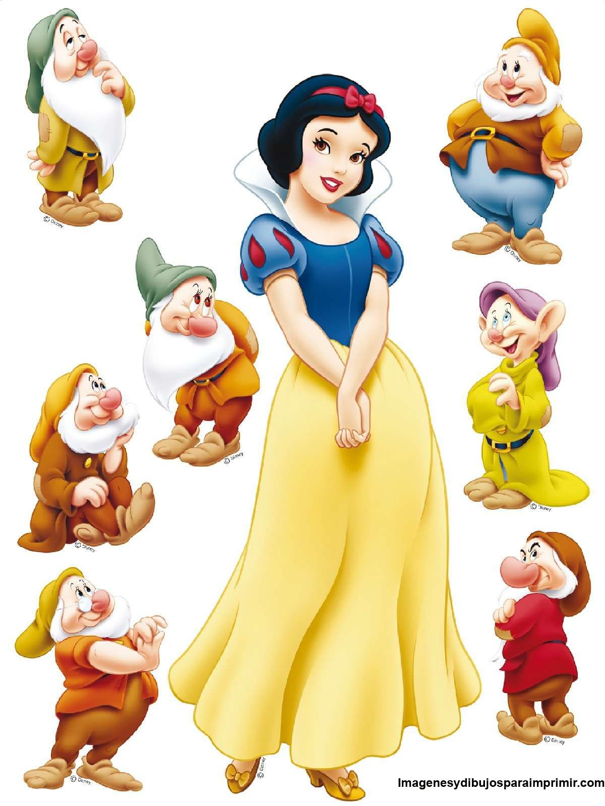 Cómo Es El Nombre De Los 7 Enanitos De Blancanieves